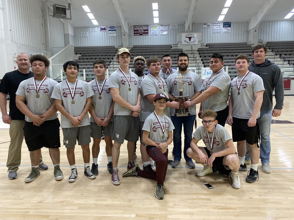 KHS Powerlifting Takes 10th Regional Title | Kossuth High School
